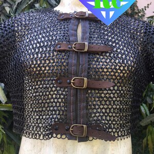 Chain Mail Half Shirt , Flat Riveted With Solid Rings Chain Mail Jacket ...