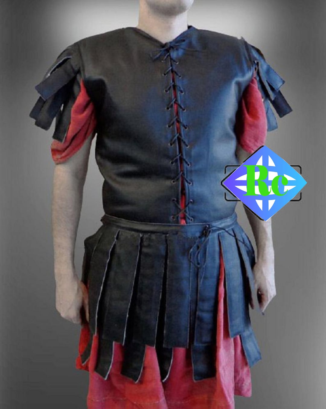 Leather Subermail , Sleeveless Leather Roman Subarmalis Jacket Armor ...