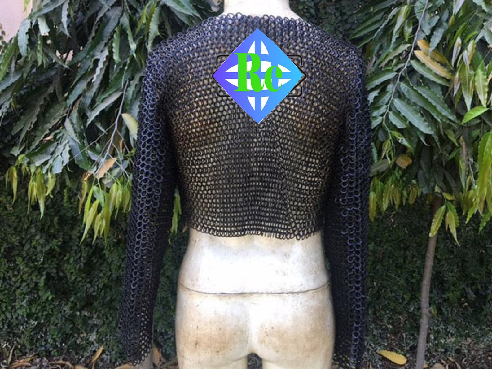 Chain Mail Half Shirt Flat Riveted With Solid Rings Chain Mail - Etsy UK