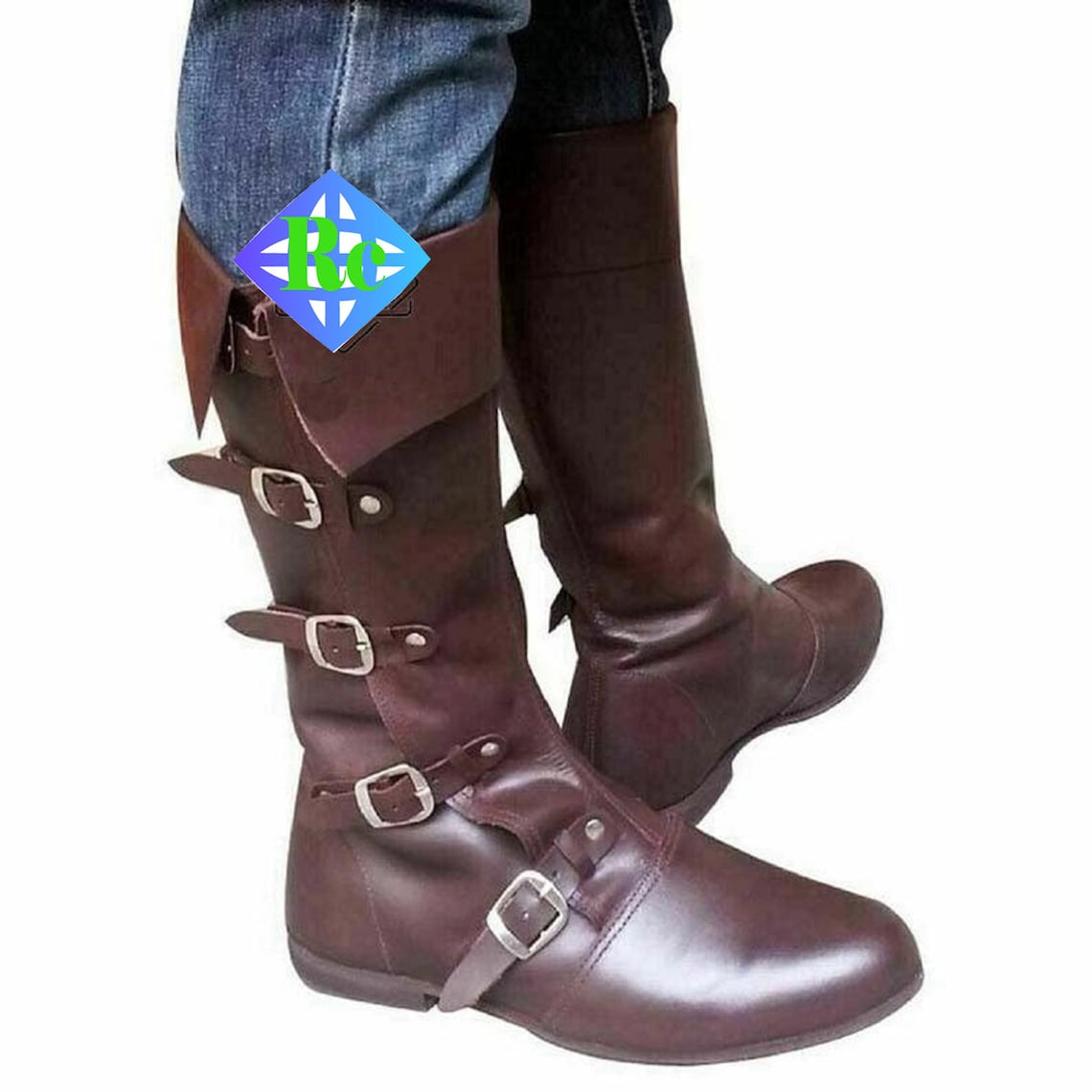 Medieval Leather Boots RENAISSANCE Viking Pirate Boots Mans - Etsy UK