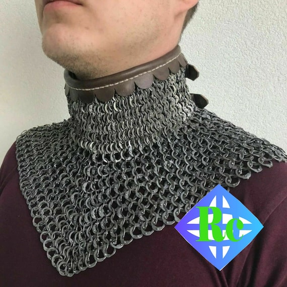 Collectibles chainmail Padded Aventail - fathers day gift ~ 6 MM flat ...
