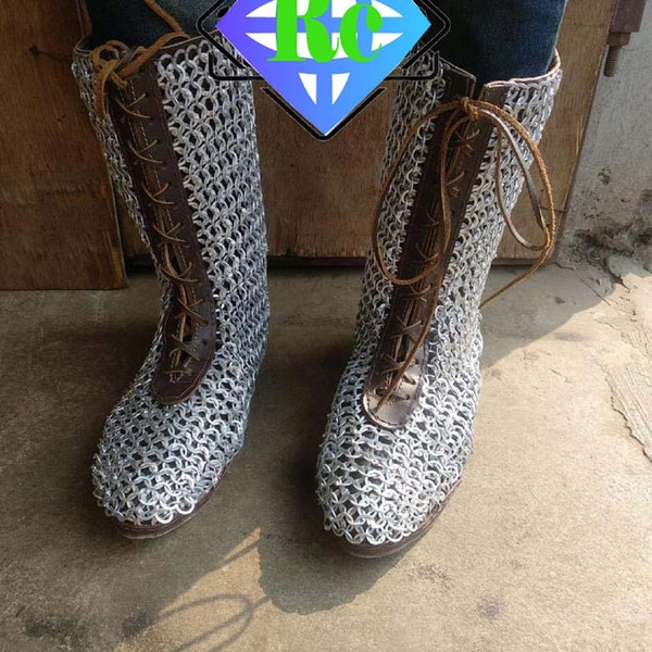 Viking Flat Ring Chainmail - Etsy