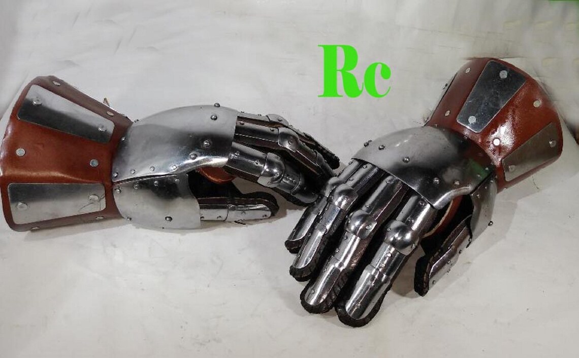 Gauntlets Functional Large gauntlets 16G mild Steel | Etsy