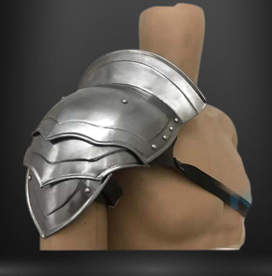 Steel Armor Pauldron for Gladiator Metal Cosplay Shoulder LARP - Etsy