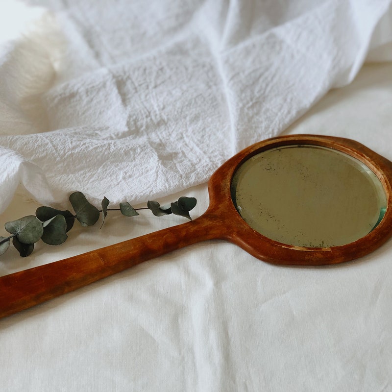 Hand Held Mirror - Etsy