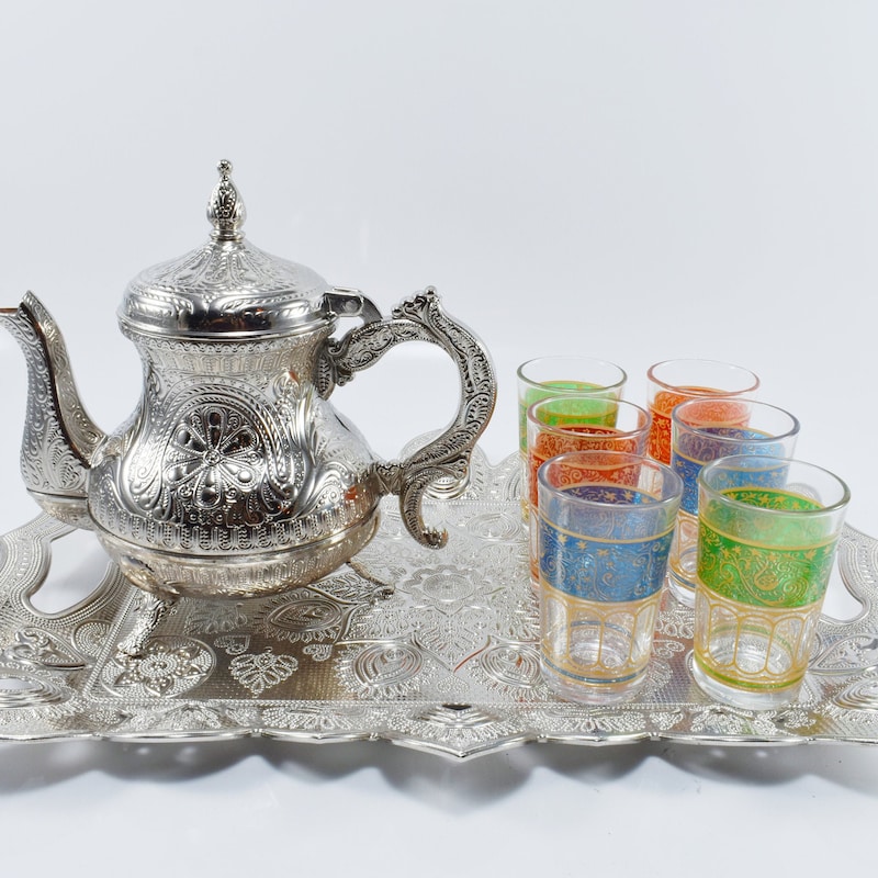 Moroccan Tea Set - Etsy
