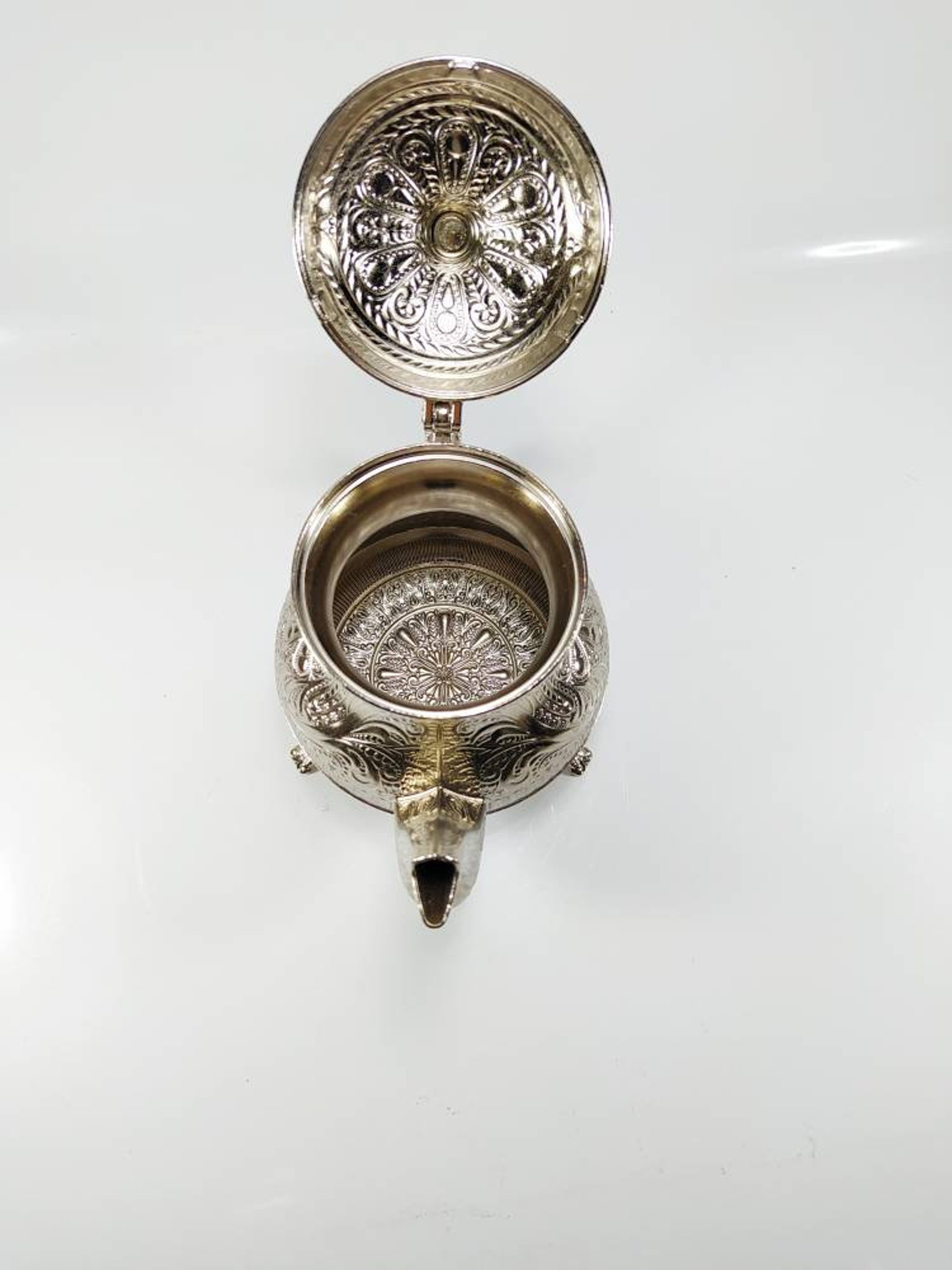 Traditional Moroccan Mint Tea Set Engraved Tea Tray Set of 6 - Etsy