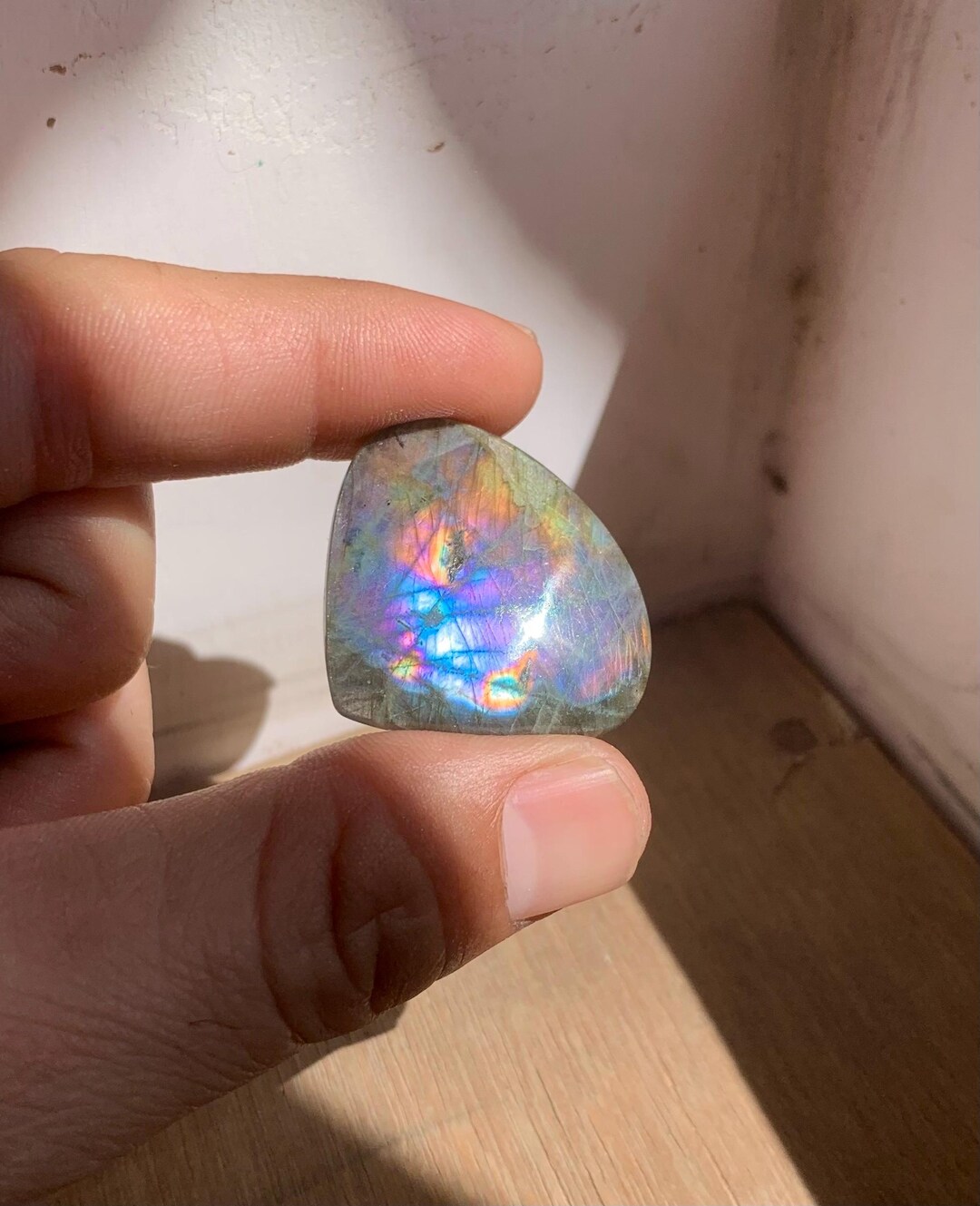 Natural Spectrolite Purple Labradorite Cabochon, Flashy Labradorite ...