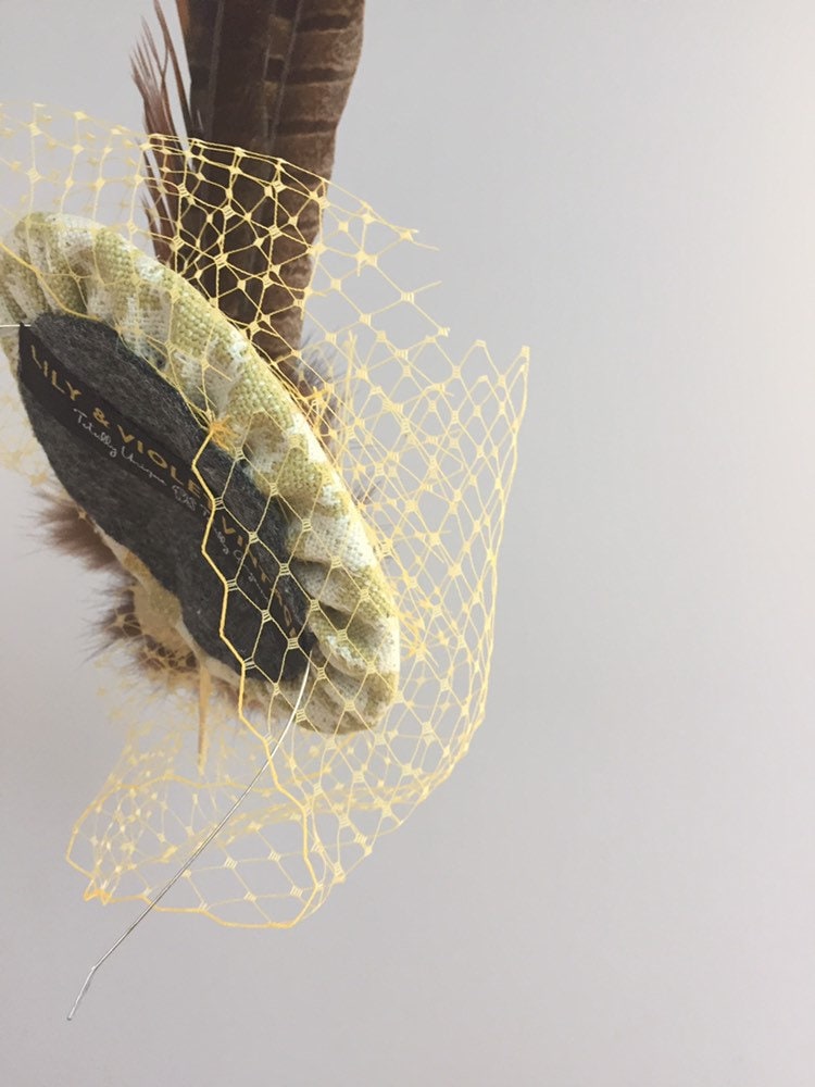 Beautiful Fascinator With Vintage Adornment - Etsy