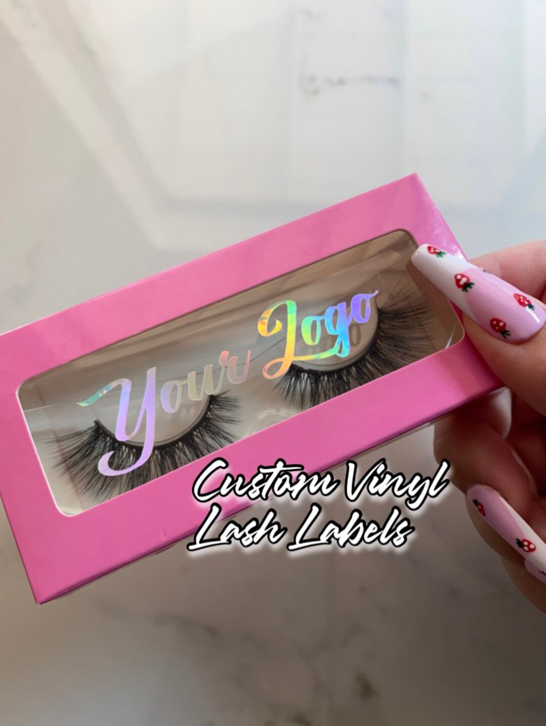 Custom Lash Vinyl Labels - Etsy