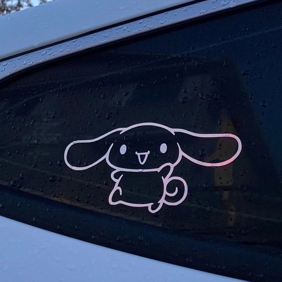 Cinnamoroll Car Vinyl Decal Sticker Cute Car Decal Cute Car Sticker ...