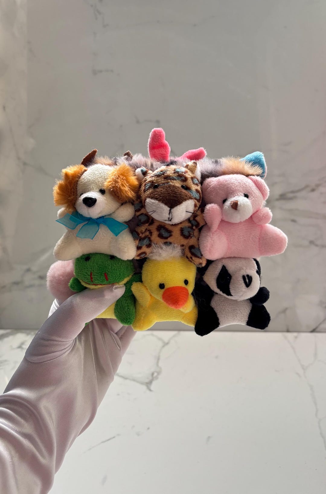 Healing My Inner Child 3D Stuffed Animal Leopard Print Faux Fur Mini ...