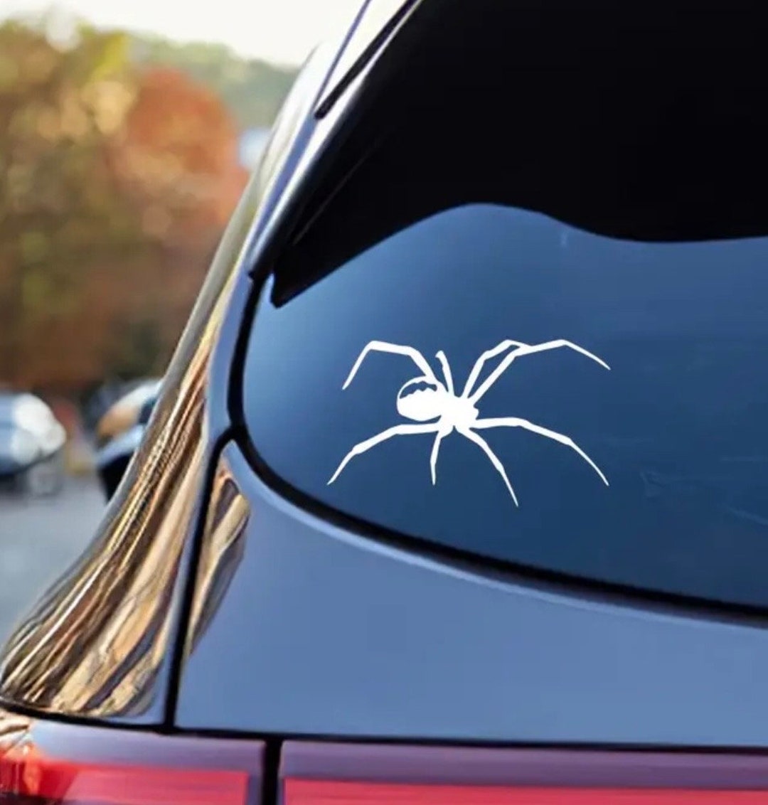 Spider Car Sticker Decal Vinyl Sticker Spooky Car Decal Horror Car ...