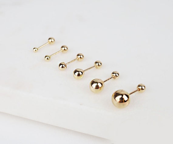 Cartilage earrings ball back store