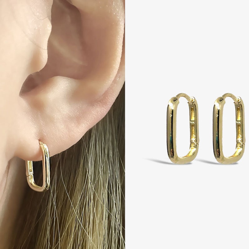 Simple Hoop Earrings - Etsy Canada