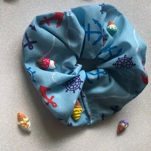 Stranger Things Inspired Scoops Ahoy Hair Scrunchies - Etsy