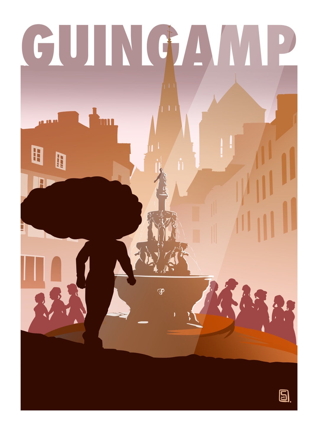 Guingamp Poster - Etsy