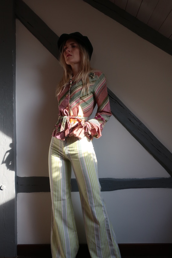 MISS LEVI’S* 70s Levi’s Miss Levi’s flared pants stri… - Gem
