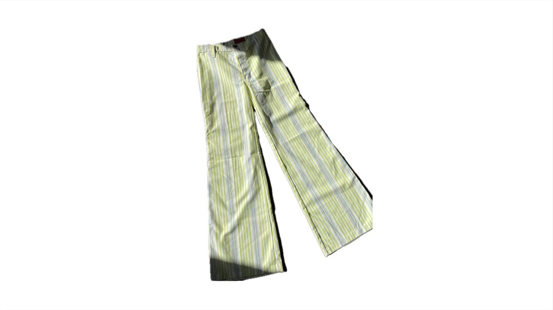 MISS LEVI’S* 70s Levi’s Miss Levi’s Flared Trousers Stripes Pastel Rare ...