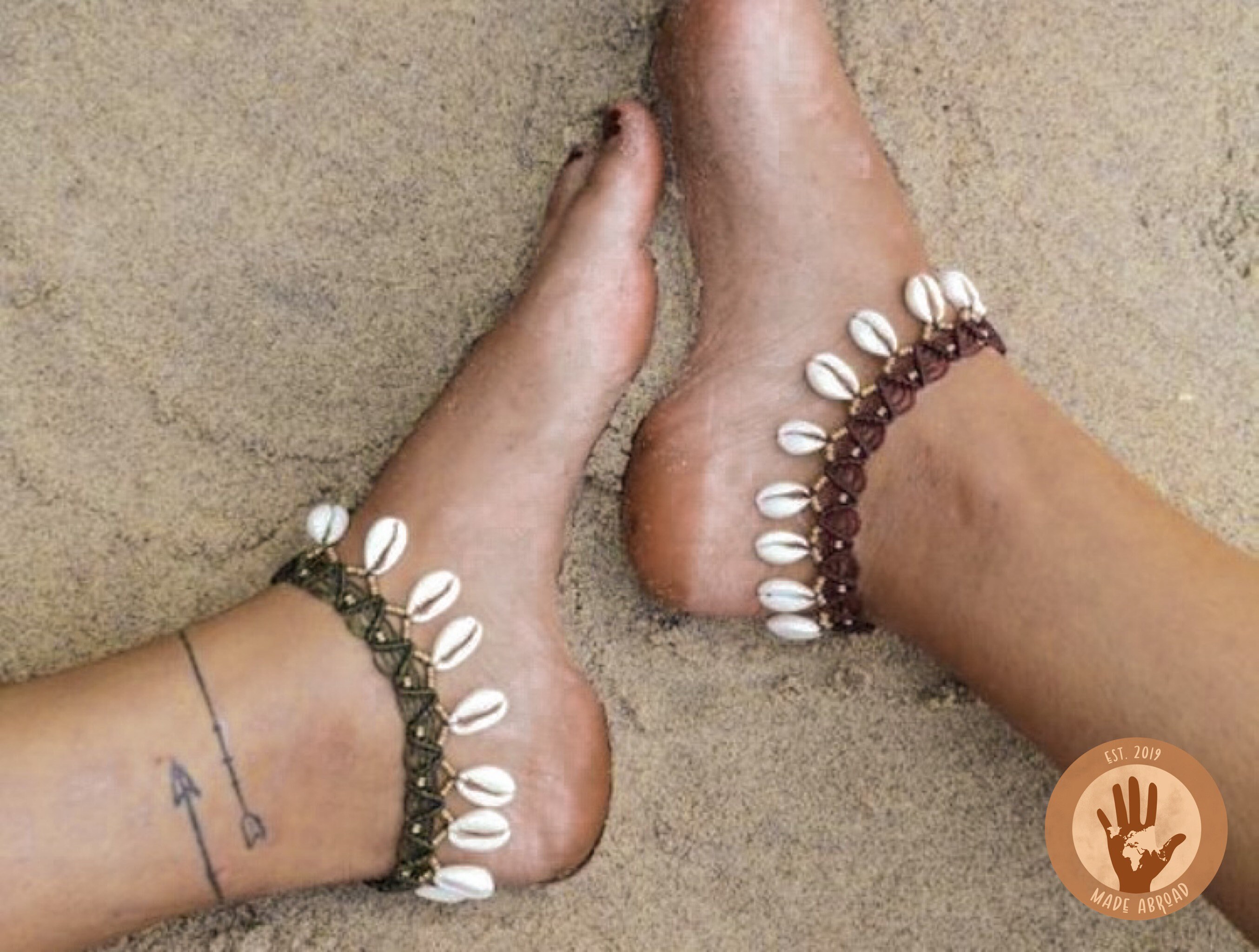 Boho Shell Ankle Bracelet Shellanklet Indian Beach Anklet - Etsy UK