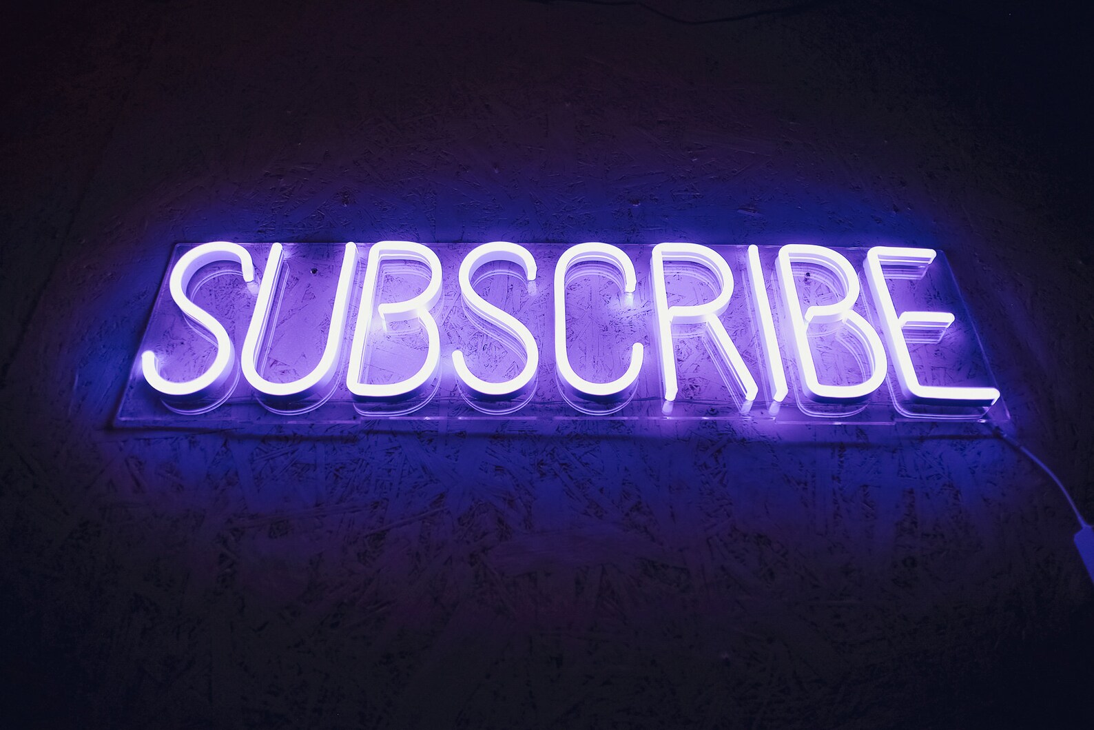 Subscribe RGB neon sign with adjustible color and brightness | Etsy