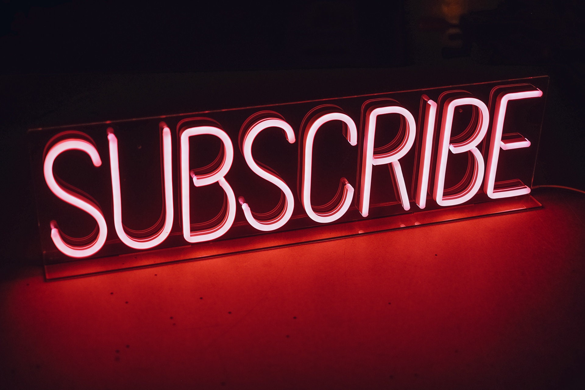 Subscribe RGB Neon Sign With Adjustible Color and Brightness | Etsy