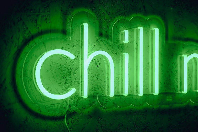 Chill mode neon sign for home chill out zone LED flex neon | Etsy
