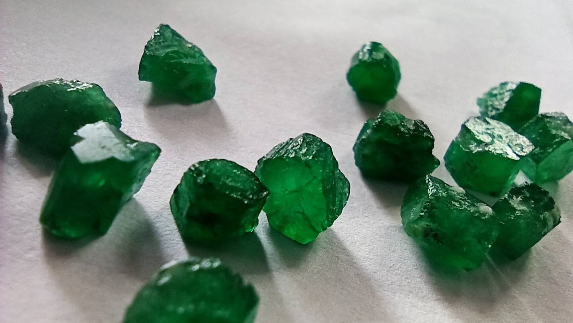 Natural Emerald rough AAA Quality best for Emerald raw | Etsy