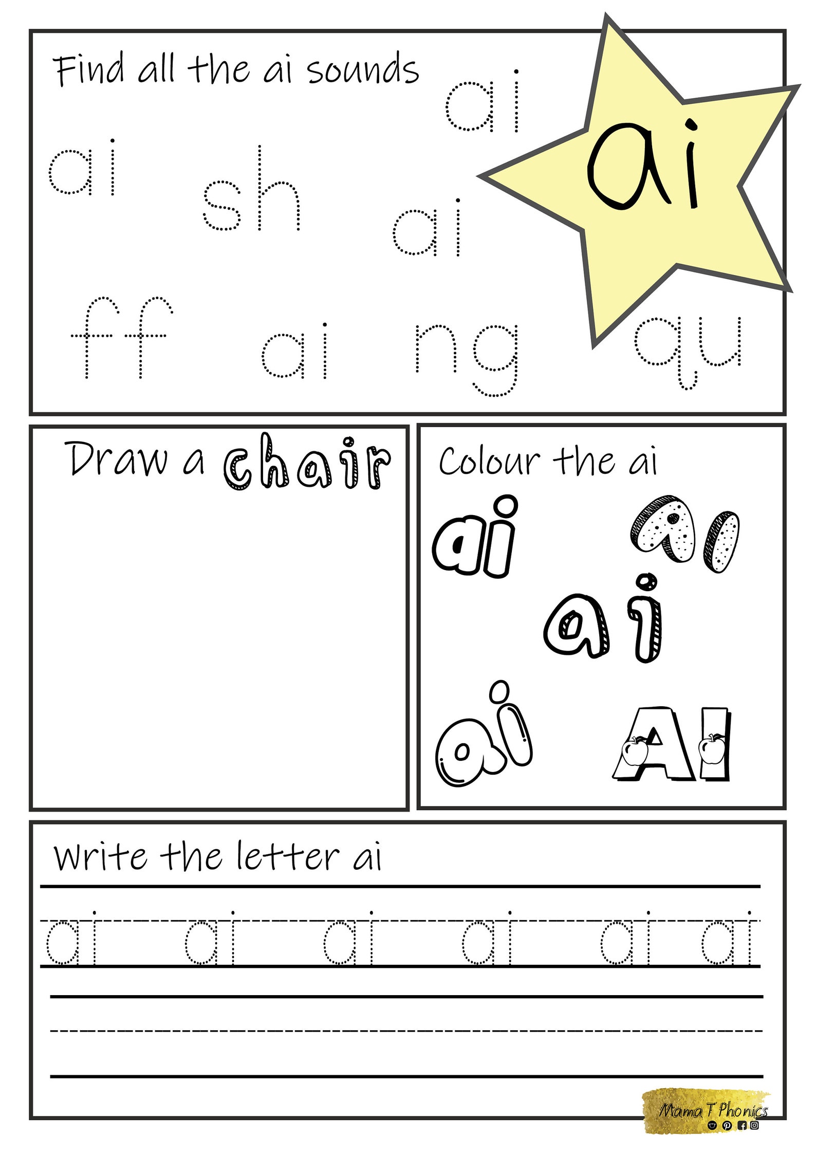 2 Letter Phonics Blends Fun Worksheets 38 Different Pages to - Etsy