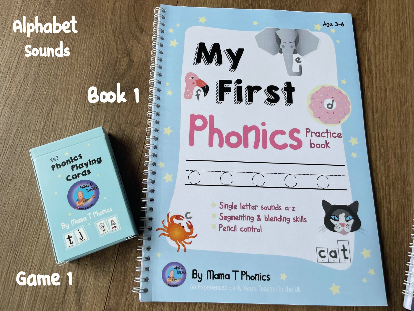 Phonics Book and Game Set 1 & 2 - Let's Learn to Read! by Mama T ...