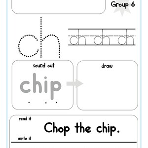 Jolly Phonics Writing Book | Complete With All 7 Groups of Sounds - Etsy