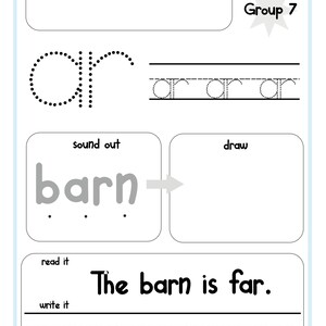 Jolly Phonics Writing Book | Complete With All 7 Groups of Sounds - Etsy