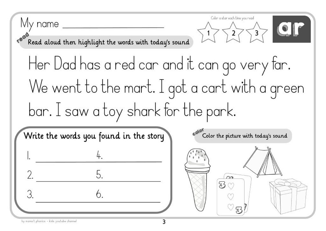 Phonics Reading Comprehension Passages - Digraphs | 2 Letter Sounds ...