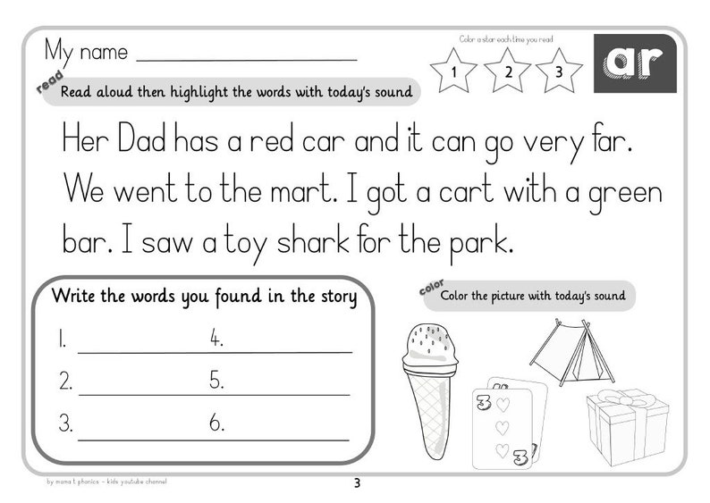 Phonics Reading Comprehension Passages - Digraphs | 2 Letter Sounds ...