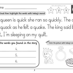 Phonics Reading Comprehension Passages - Digraphs | 2 Letter Sounds ...