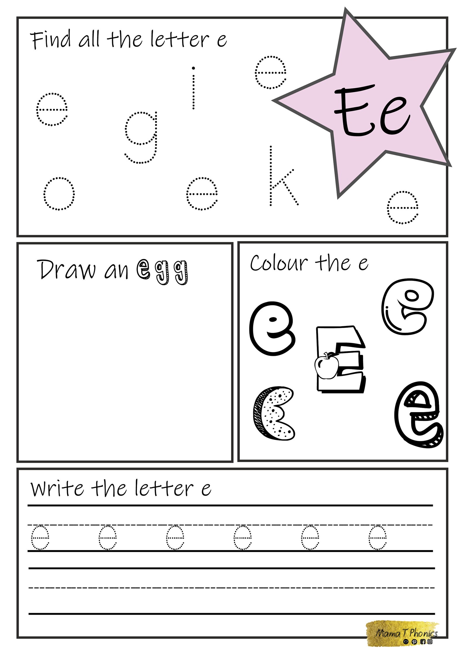 26 Alphabet Phonics Worksheets - Etsy