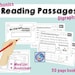 Phonics Reading Comprehension Passages - Digraphs | 2 Letter Sounds ...