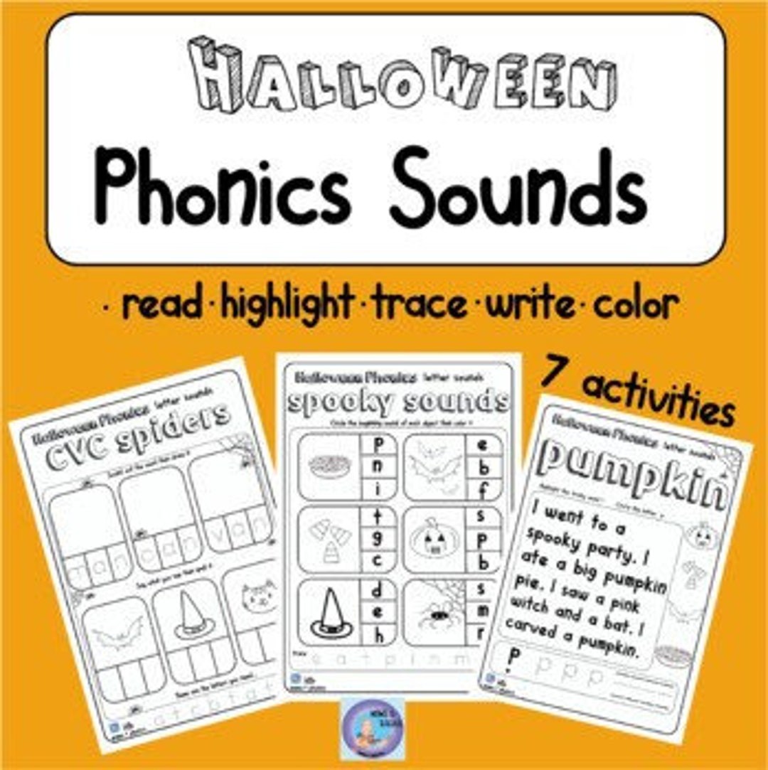 Halloween Phonics Fun | Letter Sounds | CVC Words | Tricky Words ...