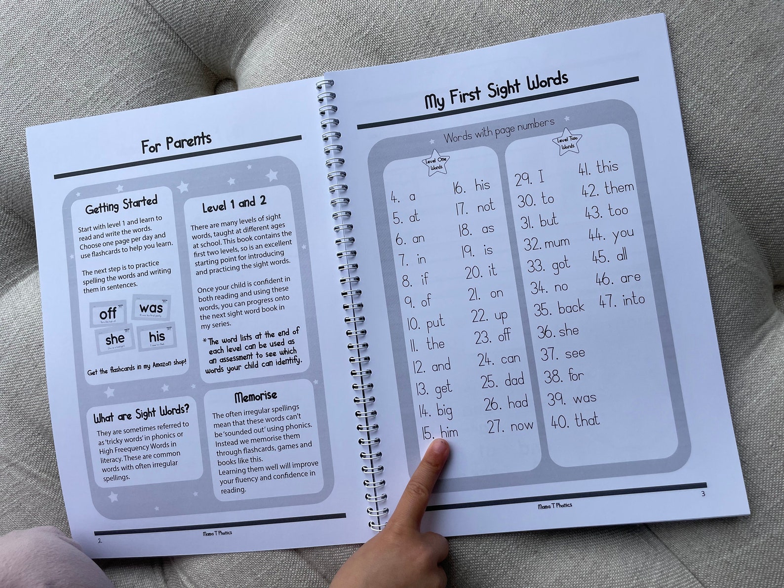 First Word Book - Let's Learn to Read, Spell & Write! by Mama T Phonics ...
