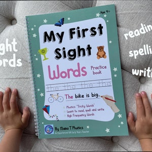 First Word Book - Let's Learn to Read, Spell & Write! by Mama T Phonics ...