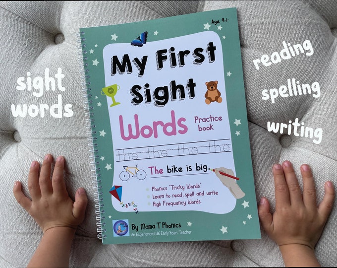First Word Book - Let's Learn to Read, Spell & Write! by Mama T Phonics ...