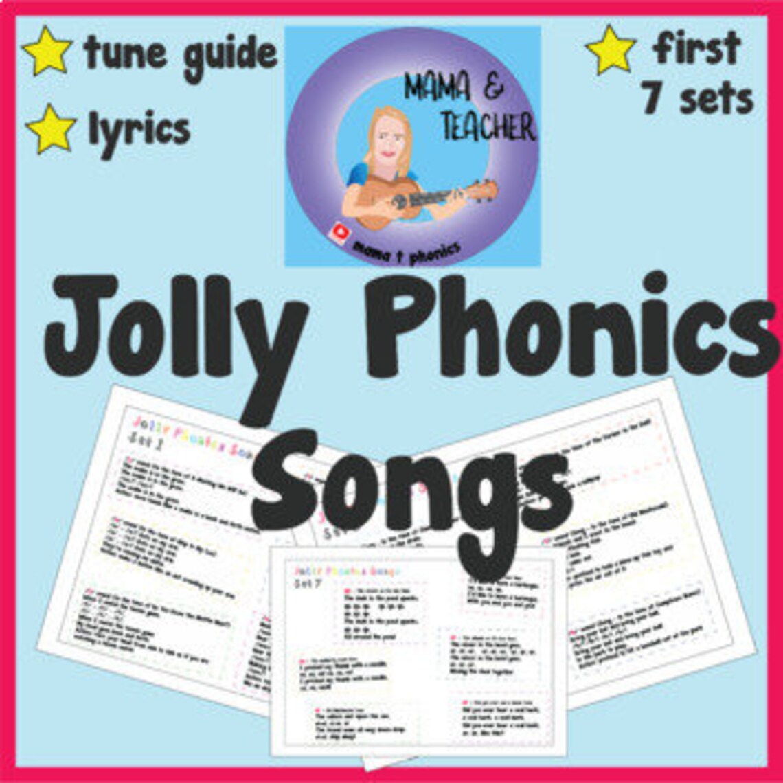 Jolly Phonics Songs & Actions Grouped in Sets Poster / - Etsy UK