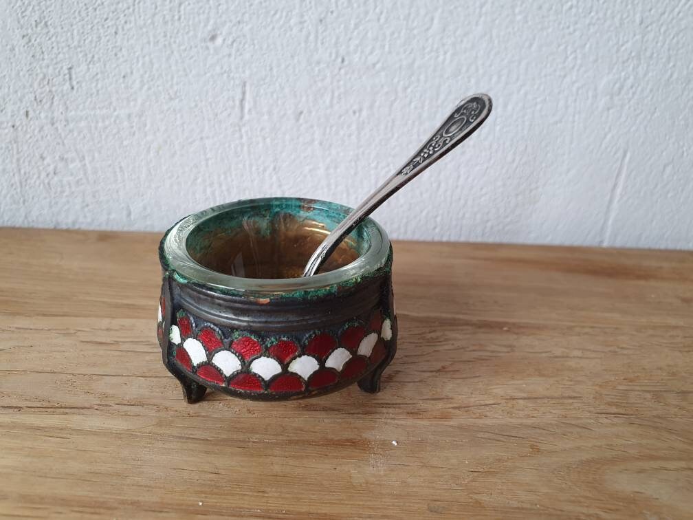 Red Salt Cellar - Etsy