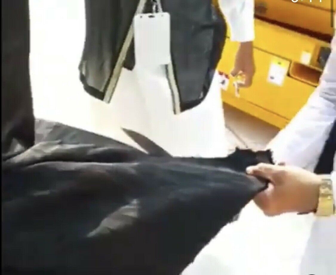 A Cut Fragment From Kaaba Black Cover Cloth / Kaabah Ghilaf / - Etsy