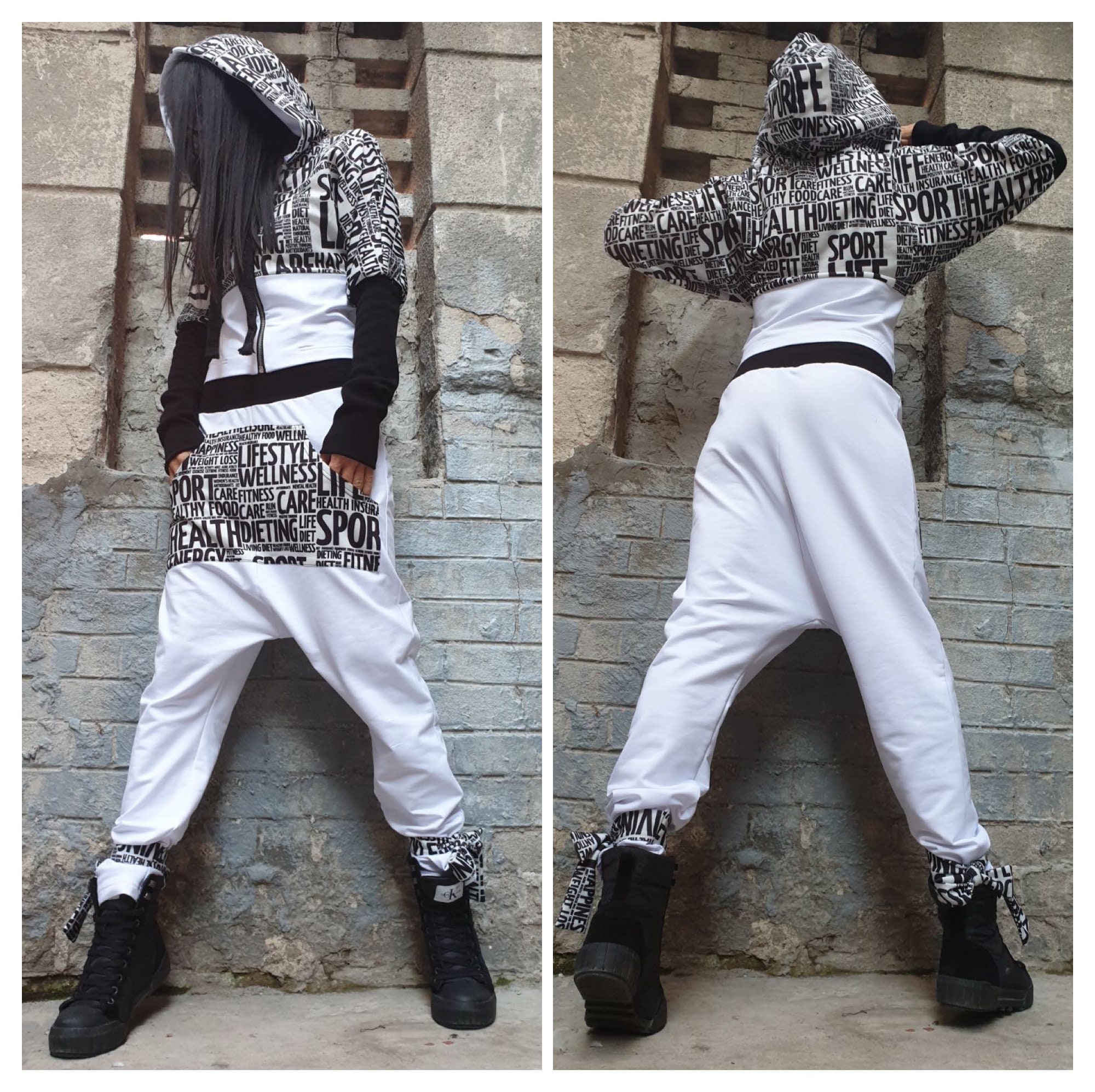 Extravagant Two Piece Woman Set/outwear Woman Outfit/ Urban - Etsy