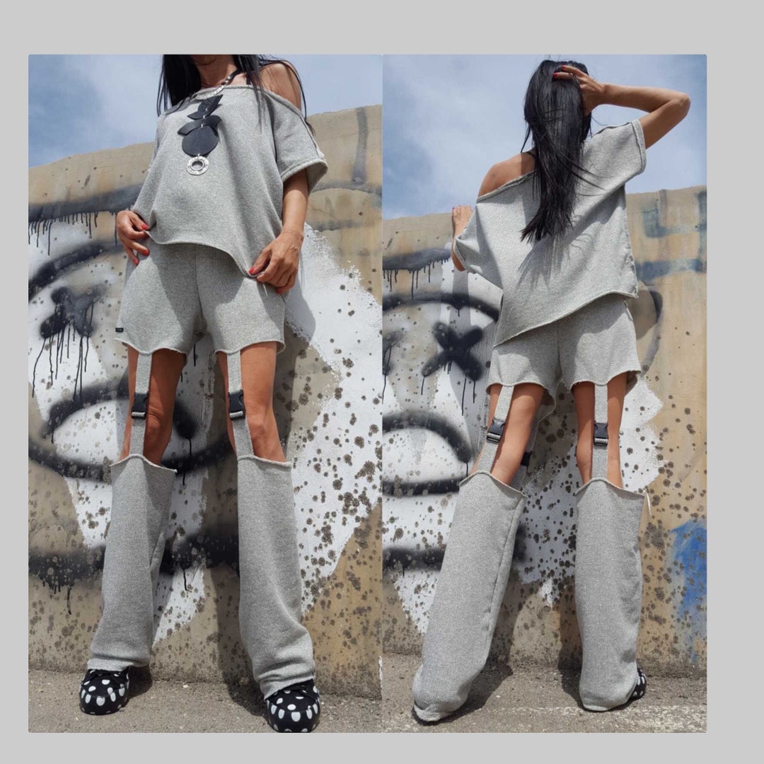 Avant-garde Set/extravagant Set/casual Pants/loose Blouse/comfortable ...