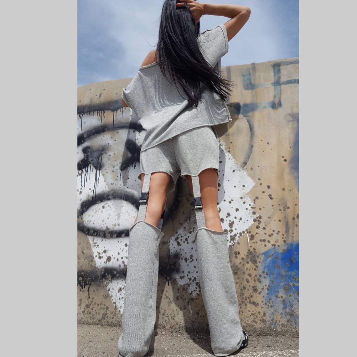 Avant-garde Set/extravagant Set/casual Pants/loose | Etsy