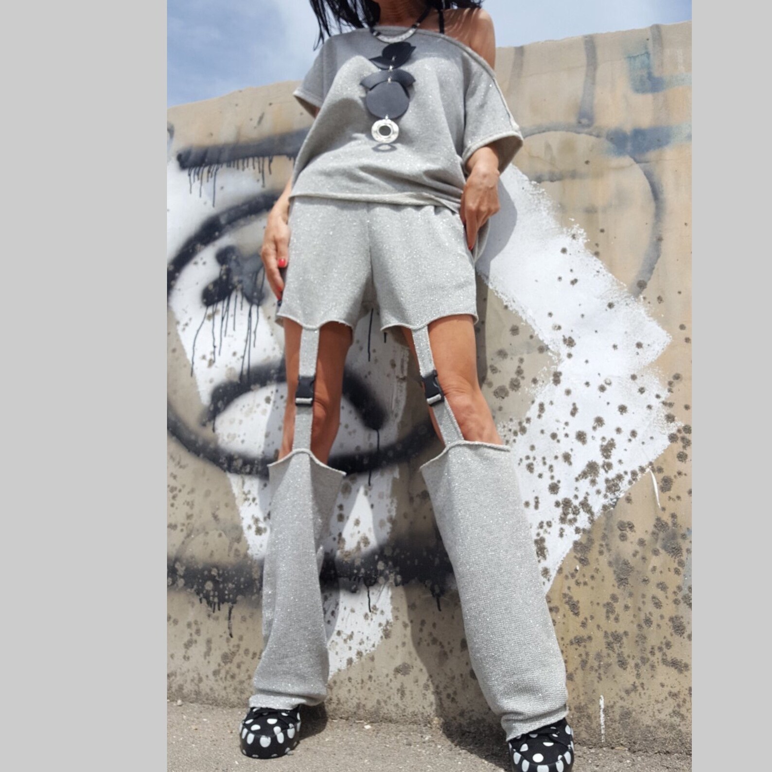 Avant-garde Set/extravagant Set/casual Pants/loose | Etsy