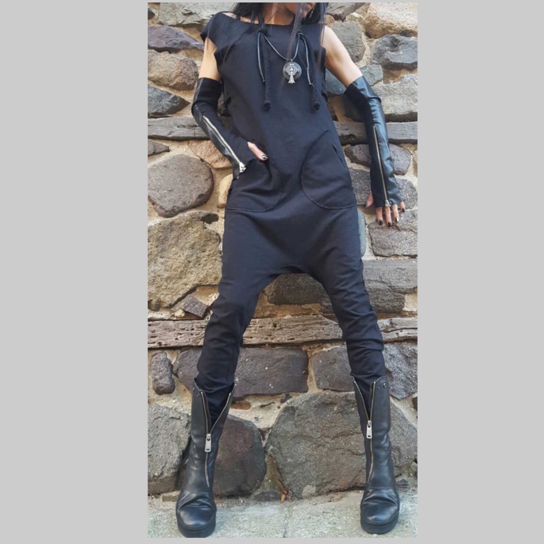 Gothic Jumpsuit/extravagant Overalls/everyday Jumpsuit/casual ...