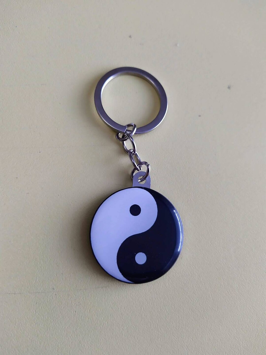 Yin and Yang Keychain 3D Stickers Gift Photo of Your Choice Can and ...